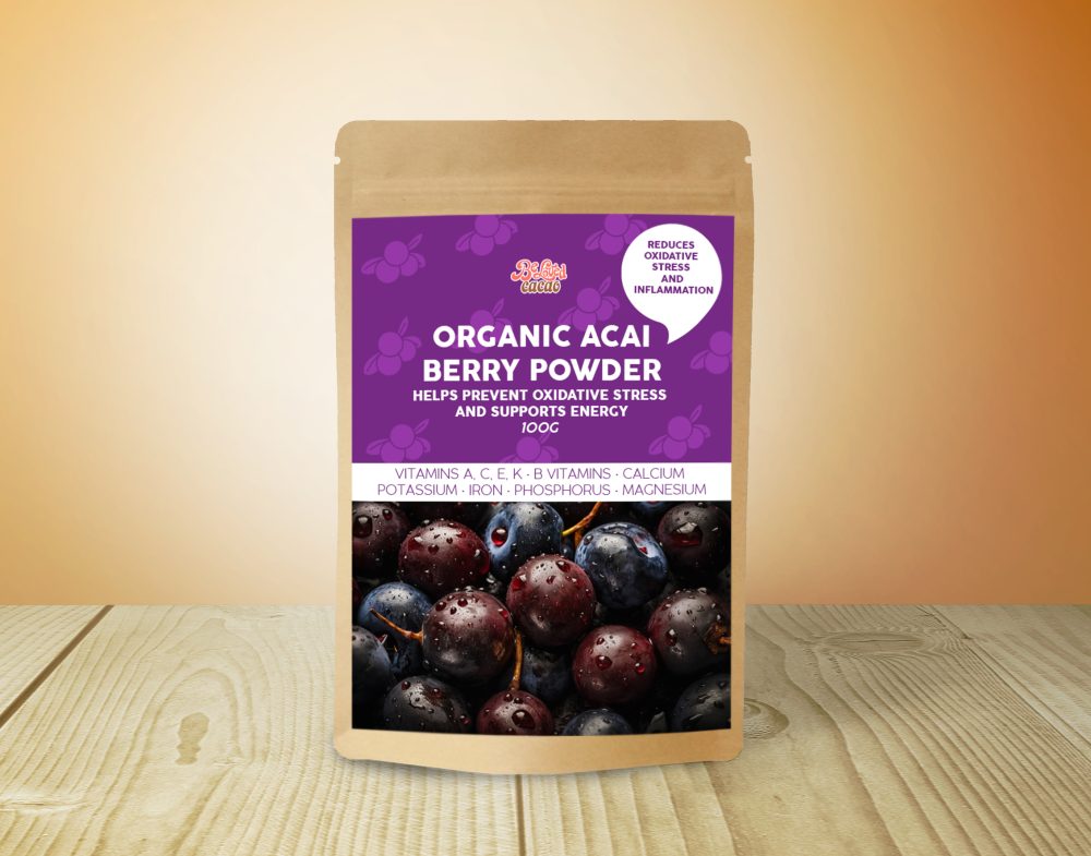 Organic Acai Powder 100g - Be Loved Cacao